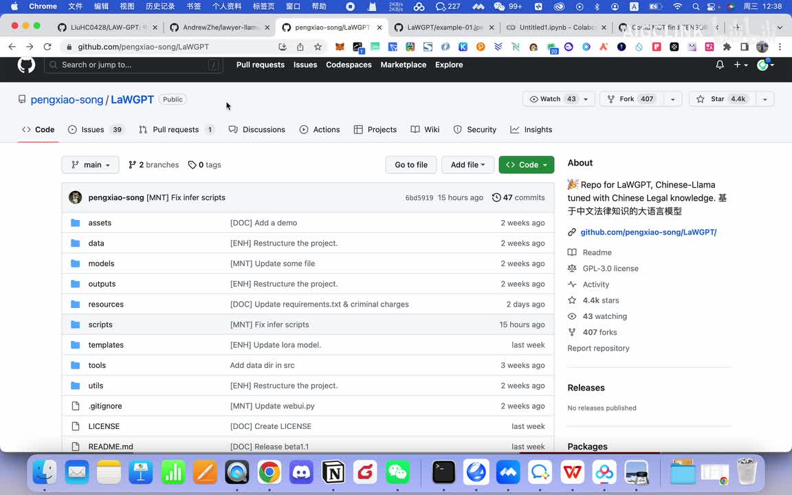 中文法律大模型lawgpt，法律界的AI助手#AI助手#AI模型#人工智能软件 - 刺鸟创客